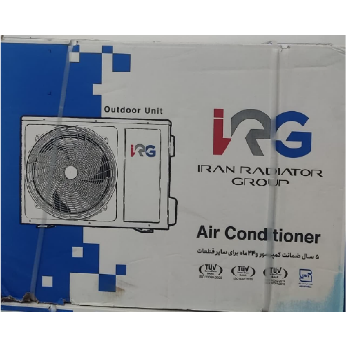 کولر گازی اسپلیت اینورتر A+ IRG ایران رادیاتور 12000 | Iran Radiator ...